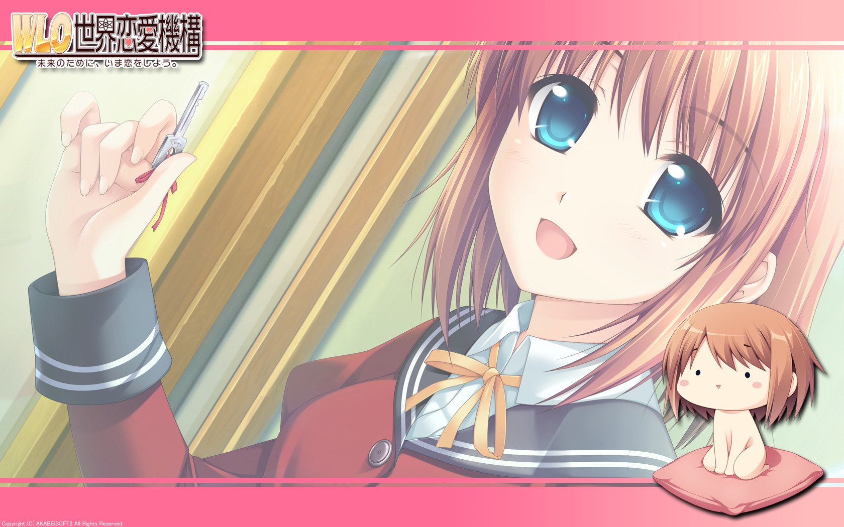 akabeisoft2 alpha asami asami w.l.o. sekai renai kikou kusaka aina chibi naked wallpaper ...